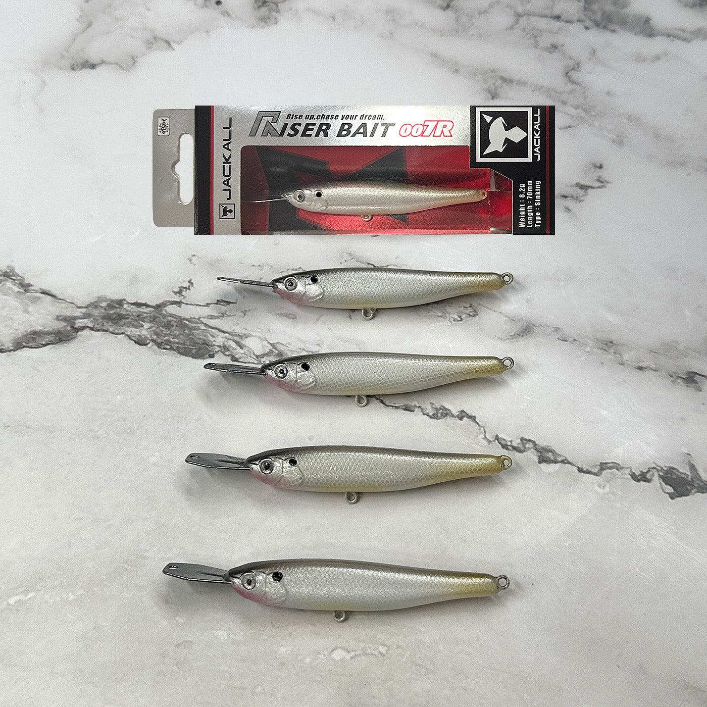 Hand Airbrushed Jackall Lures Riser 007 – Bait Merchant | Custom Baits
