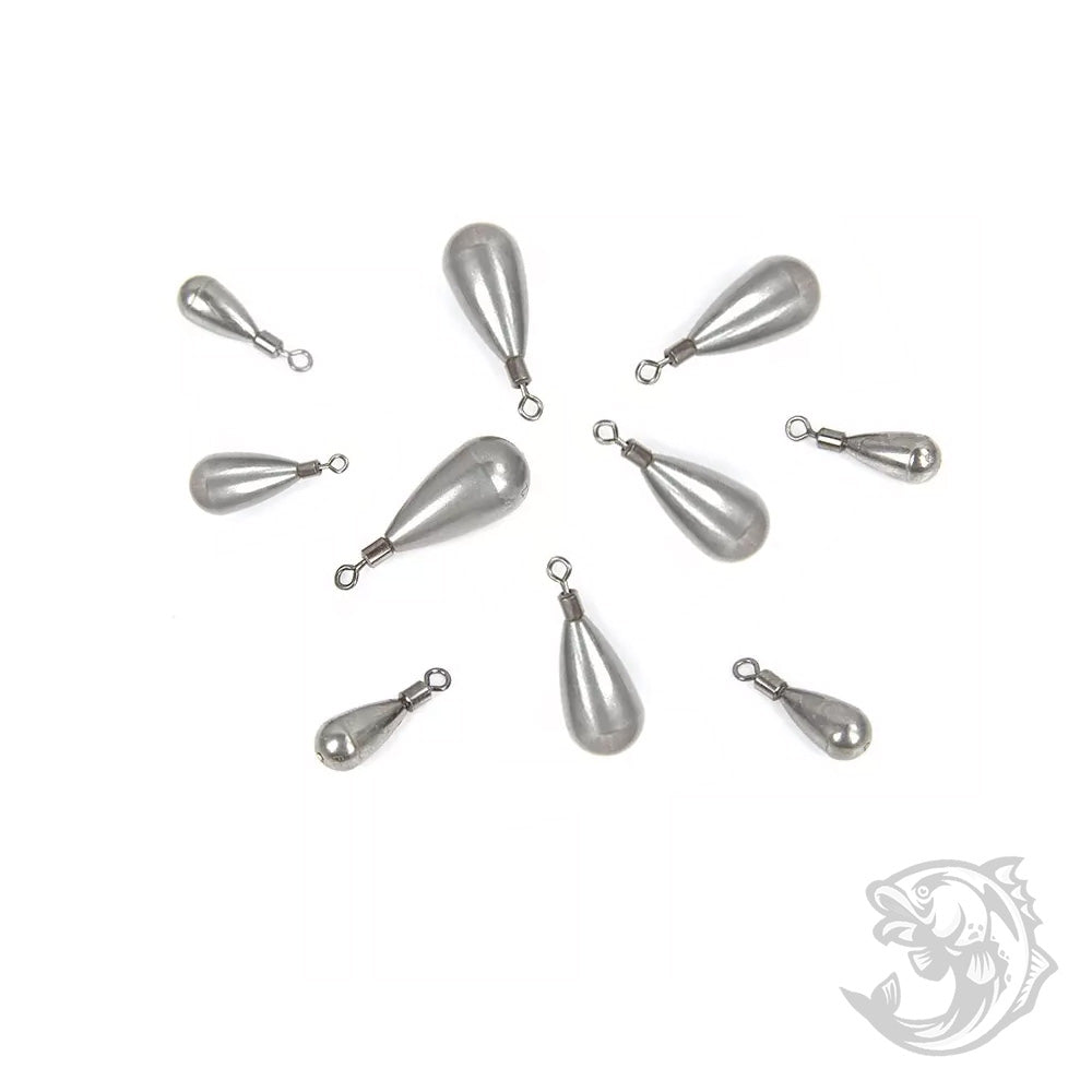 Tungsten Teardrop Weights – Bait Merchant | Custom Baits